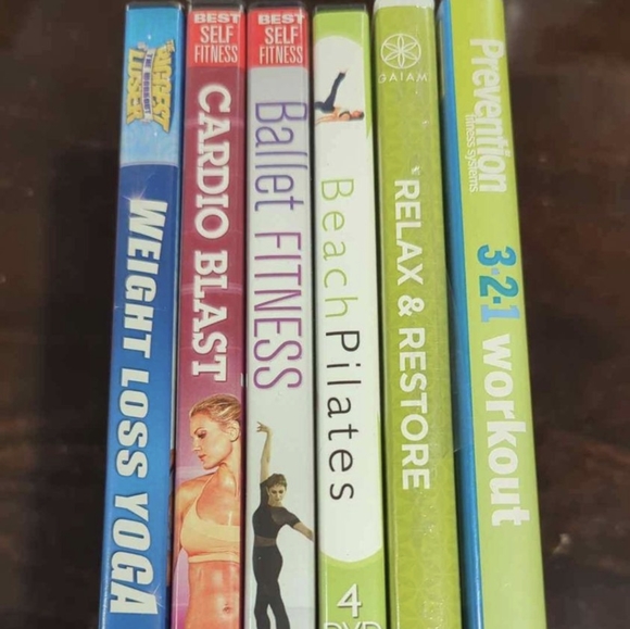 Media | New Year New You 6 Fitness Workout Dvds | Poshmark